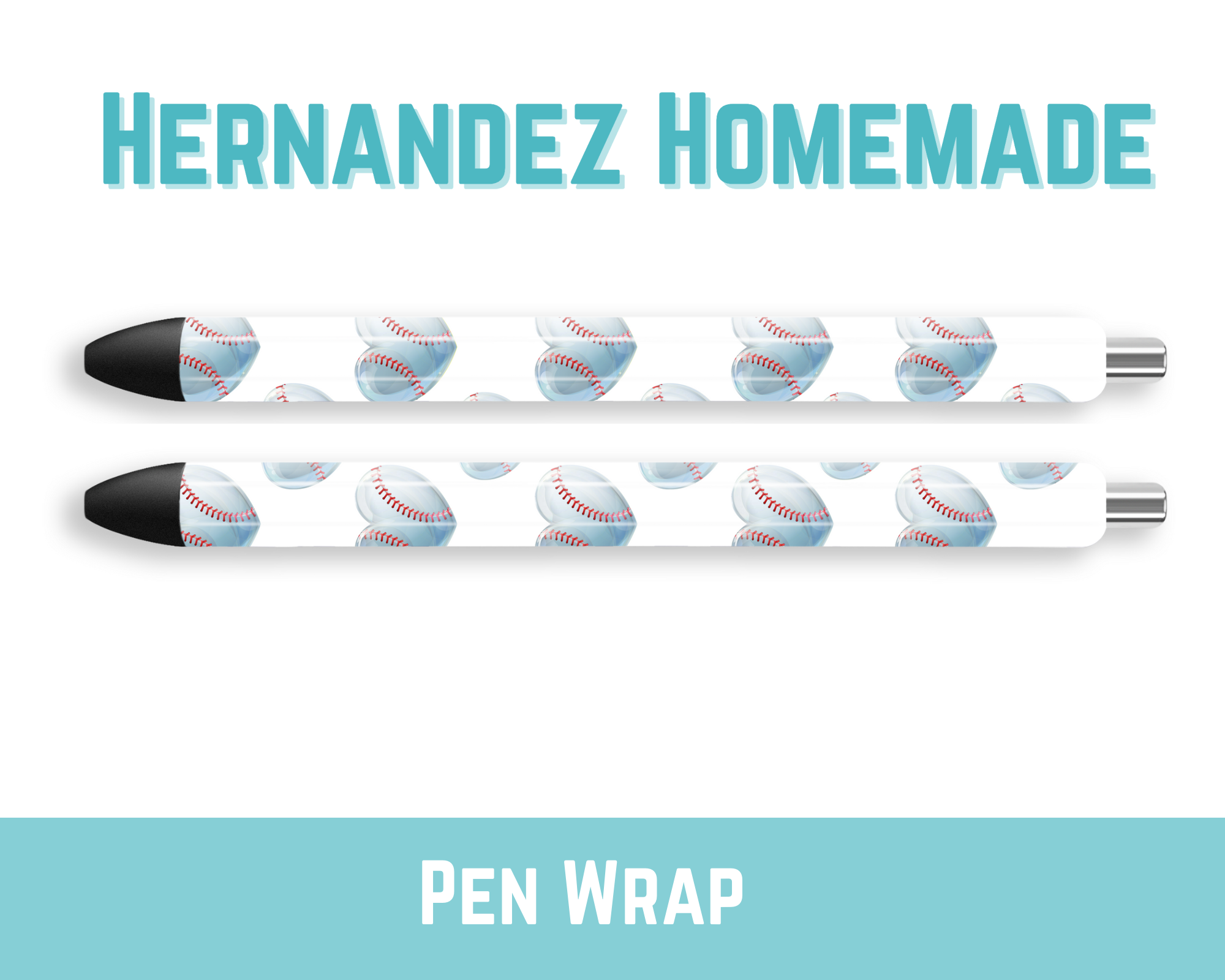 Baseball Pattern Pen Wrap – Hernandez Homemade Blanks & More
