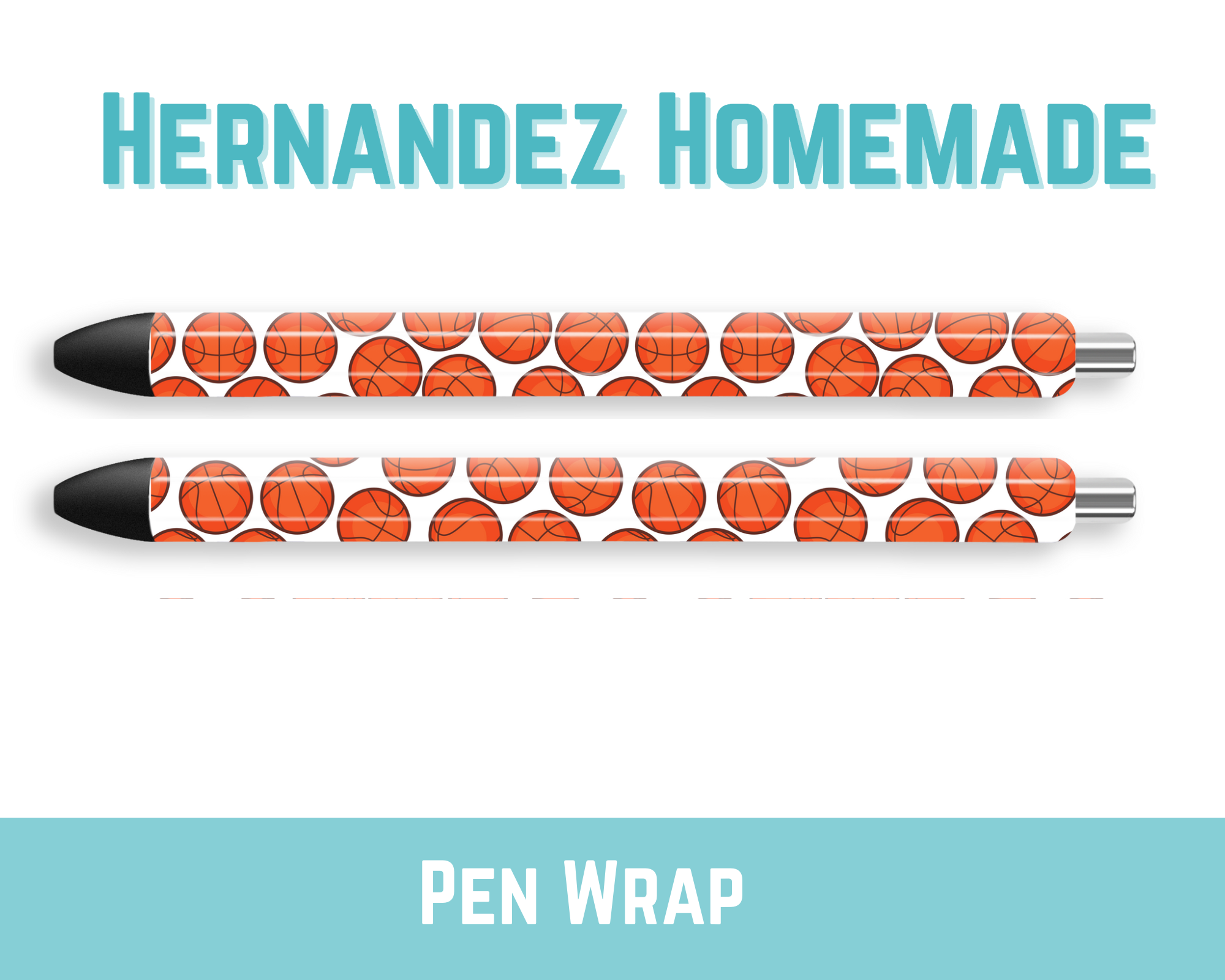 Basketball Pattern Pen Wrap – Hernandez Homemade Blanks & More