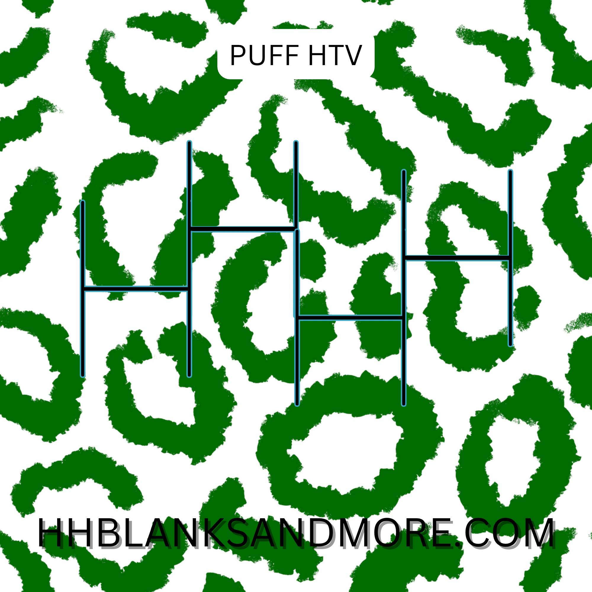 Green Leopard Puff Heat Transfer Vinyl Sheet – Hernandez Homemade ...