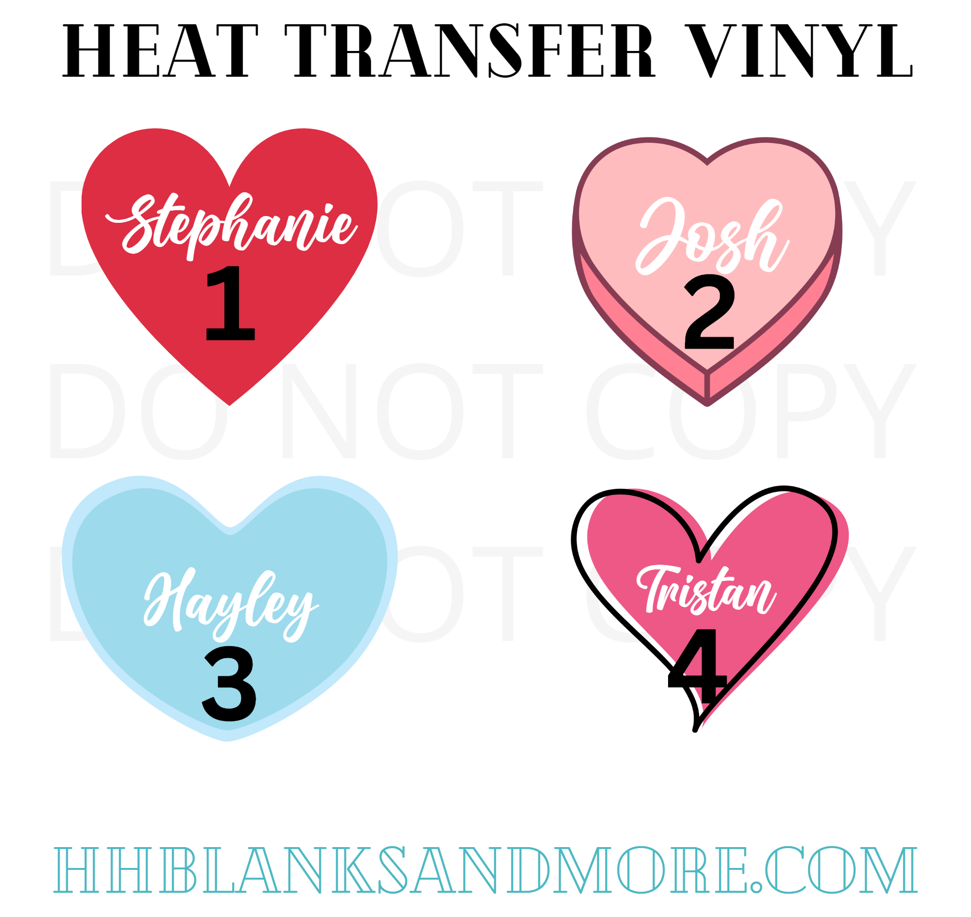 Hearts on Her Sleeve Hearts Only HTV Transfer – Hernandez Homemade ...