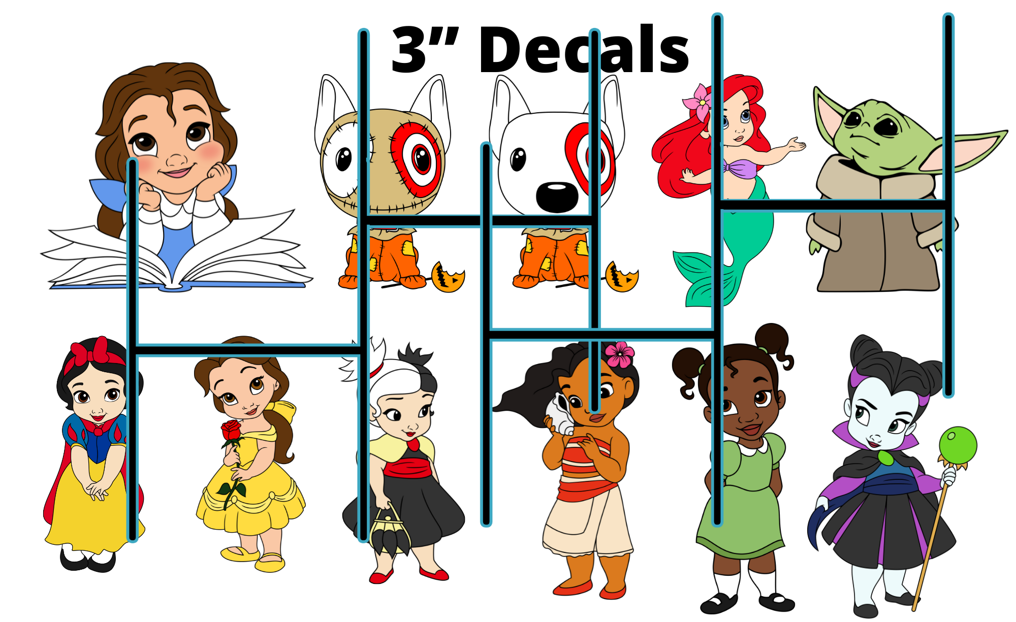 Character Decals – Hernandez Homemade Blanks & More